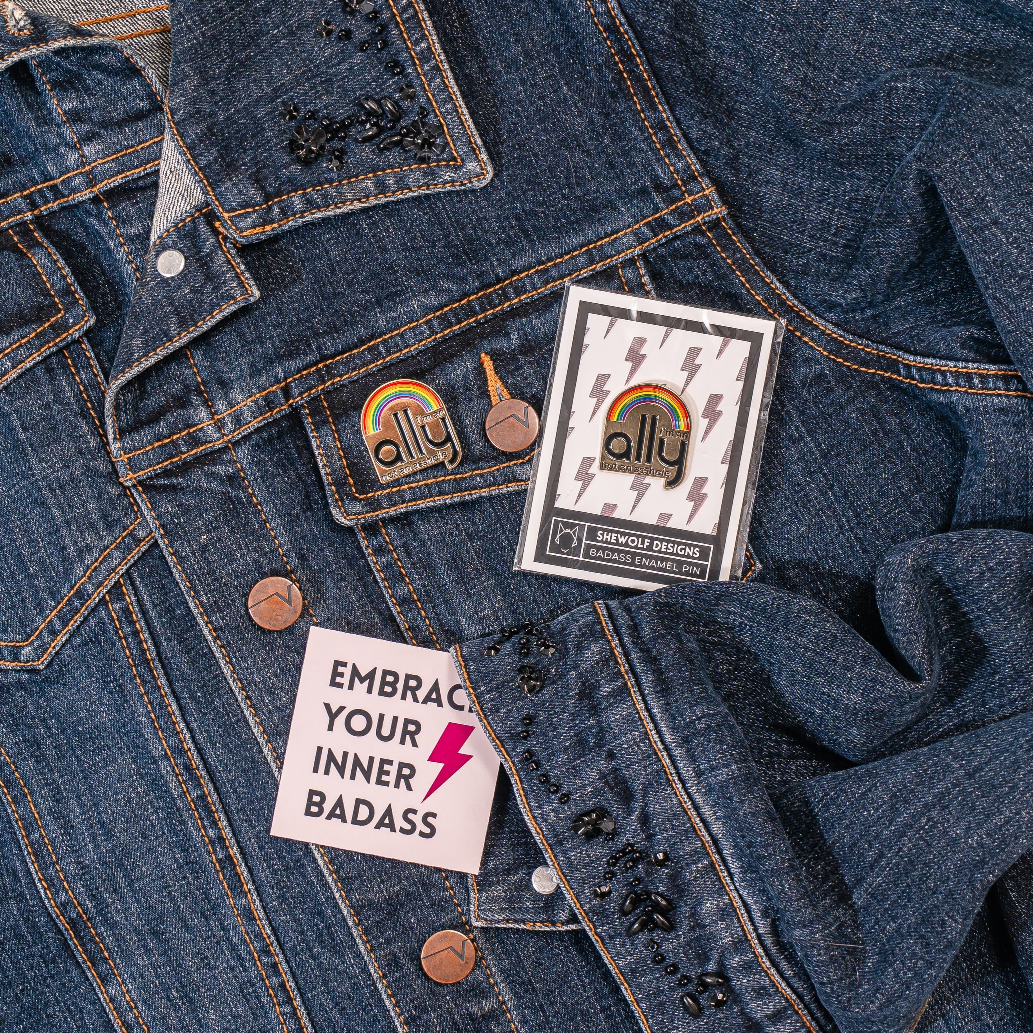LGBTQ+ Ally pin – SHEWOLF