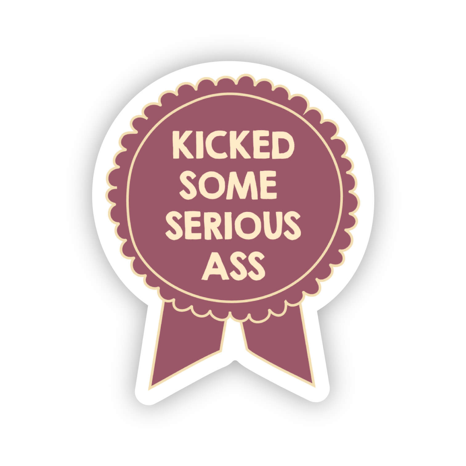 Kicked some ass sticker – SHEWOLF