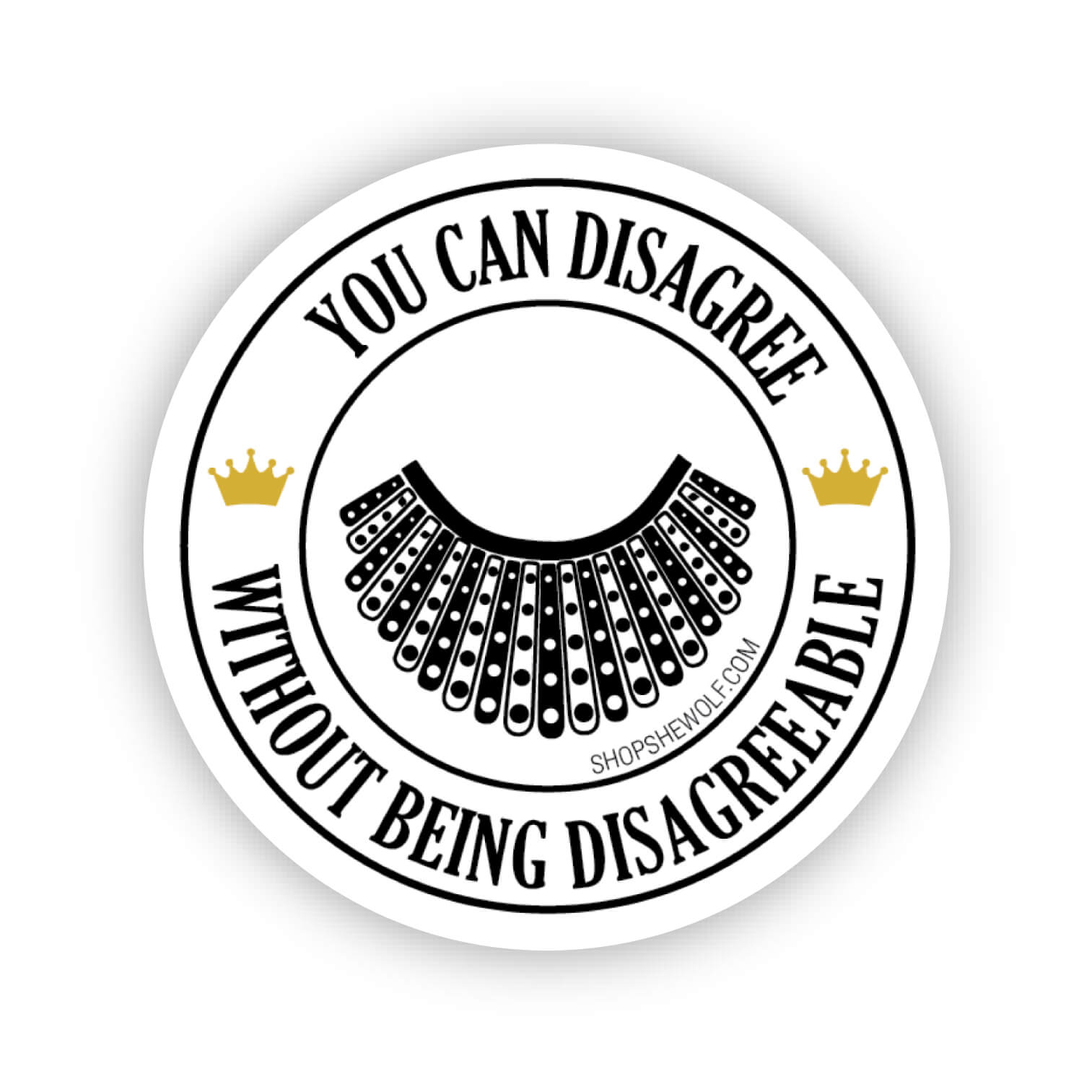 Notorious RBG sticker – SHEWOLF